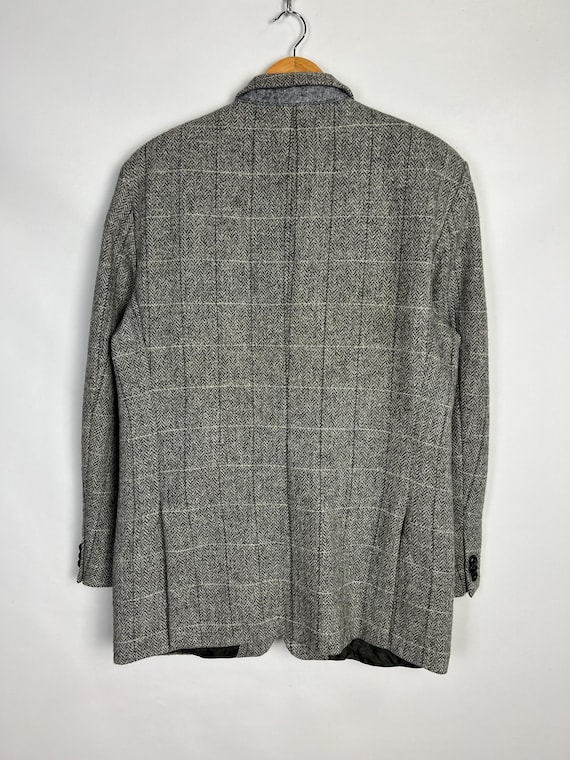 Vintage Harris Tweed Barutti Blazer Jacket Checkered - Gem