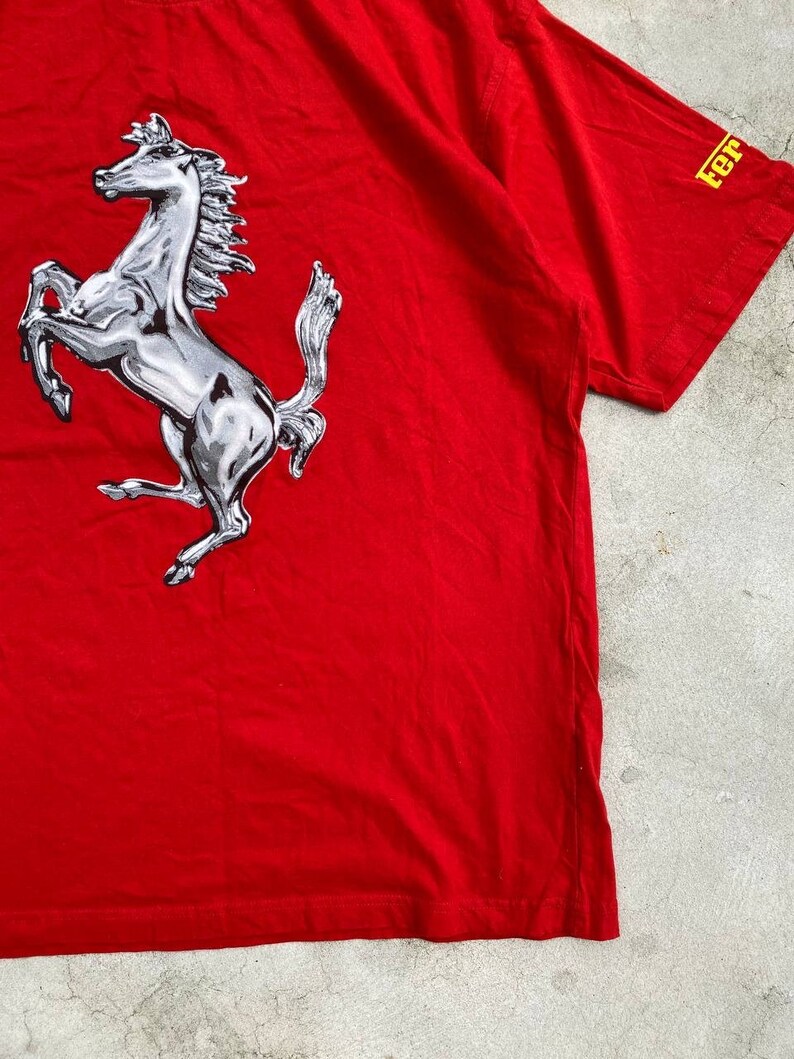 Vintage Ferrari T-shirt - Etsy
