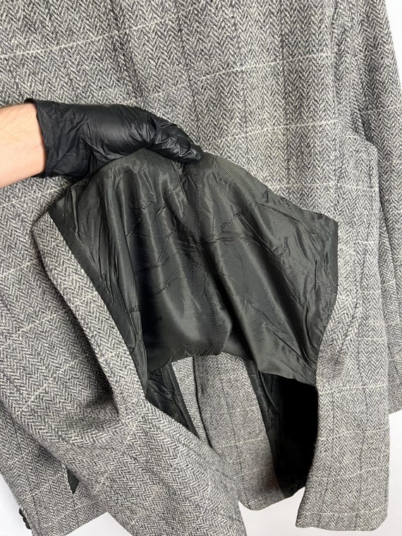 Vintage Harris Tweed Barutti Blazer Jacket Checkered - Gem