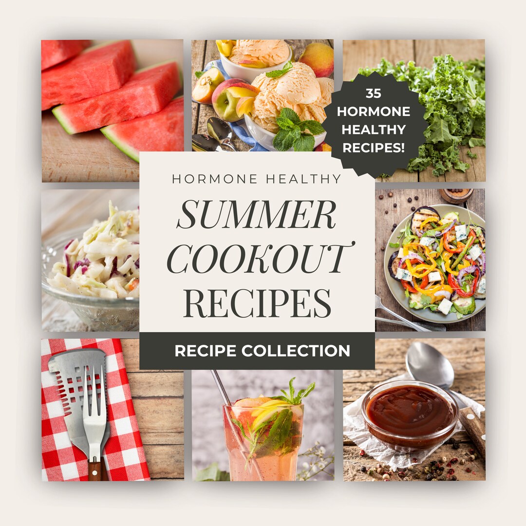 Summer Cookout Recipes INSTANT DOWNLOAD Hormone Healthy Backyard BBQ ...