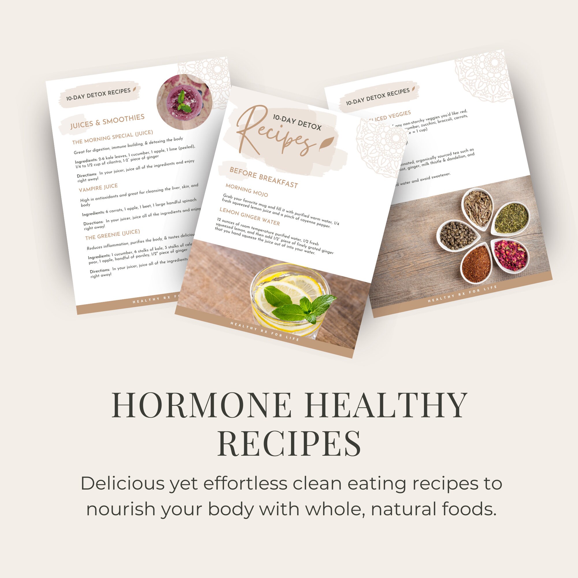 10 Day Hormone Detox INSTANT DOWNLOAD Women's Health Perimenopause ...