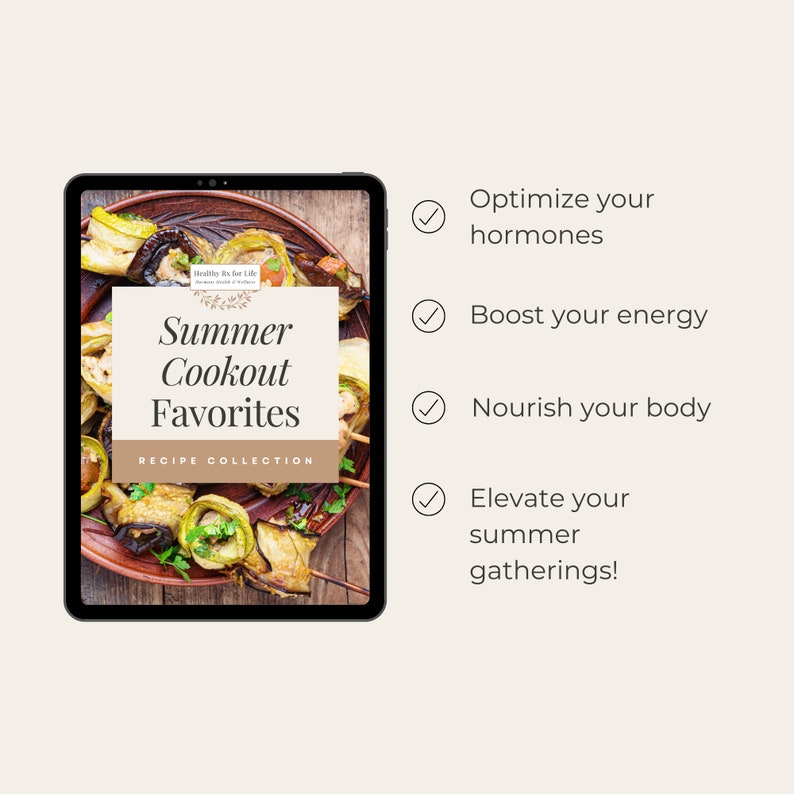 Summer Cookout Recipes INSTANT DOWNLOAD Hormone Healthy Backyard BBQ ...