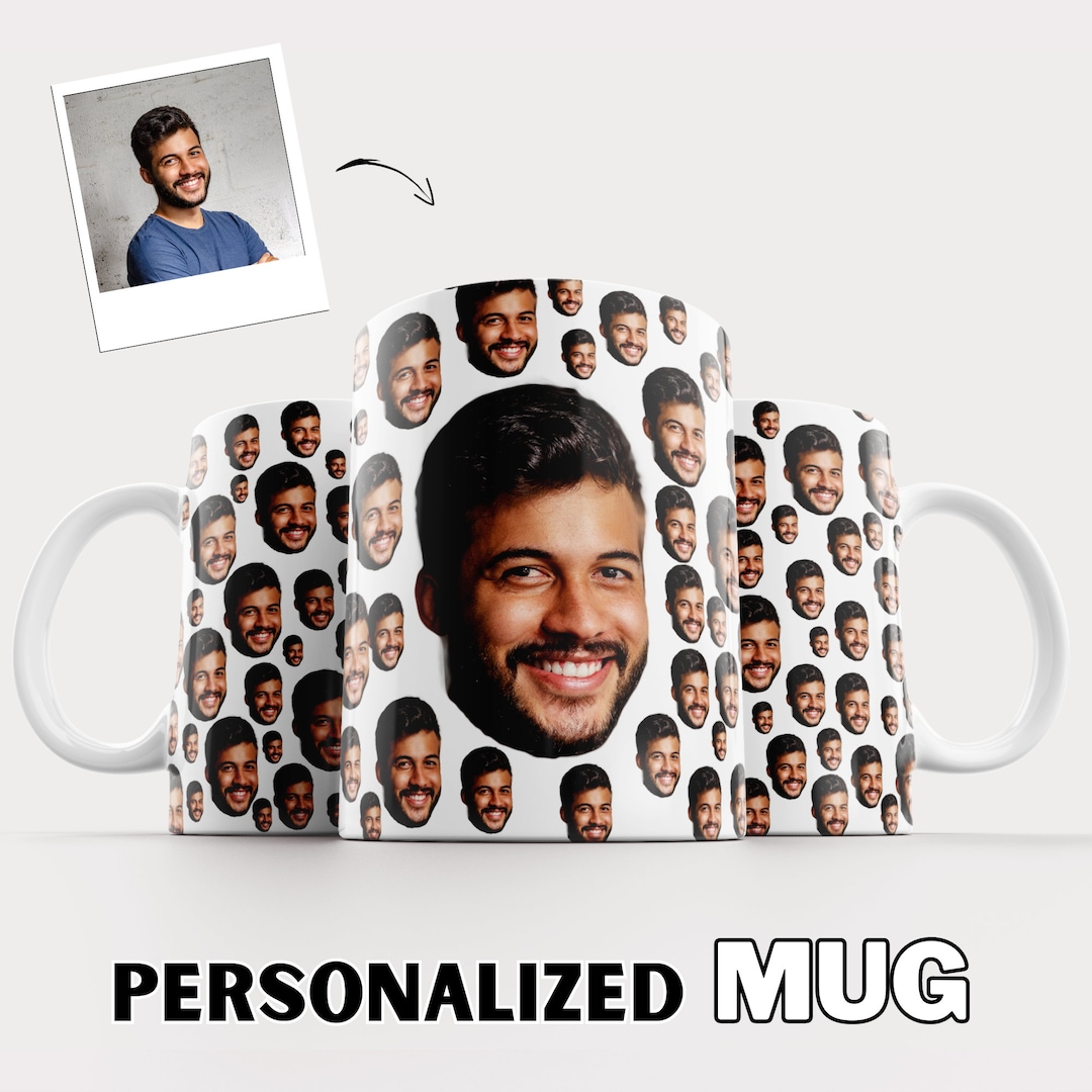 Customize Your Mug With Your Face in Various Sizes. Perfect Gift: Photo ...