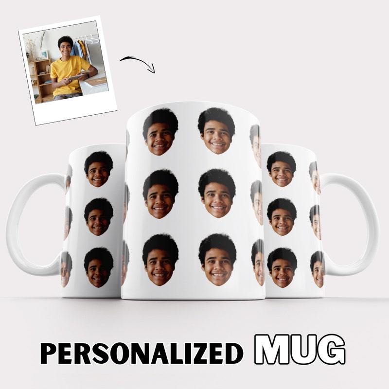 Happy Face Mug - Etsy