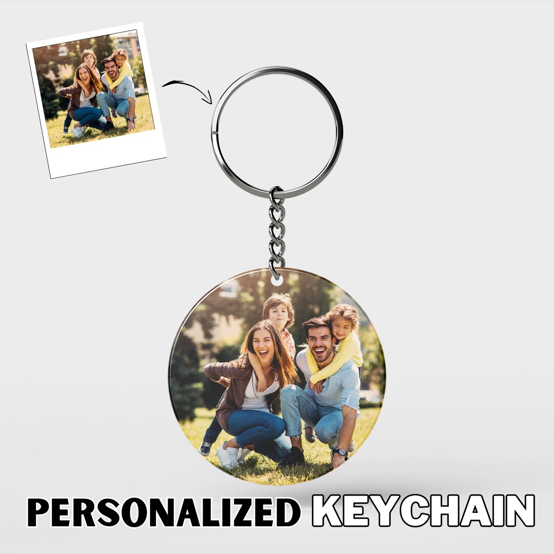 Customize Your Keychain With Any Photo or Text. Create a Unique Piece ...