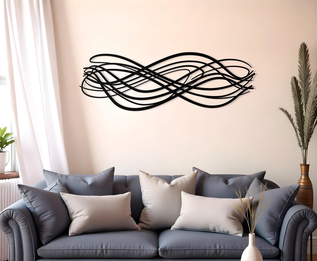 Modern Abstract Metal Wall Art | Large Complex Sculpture | Contemporary ...