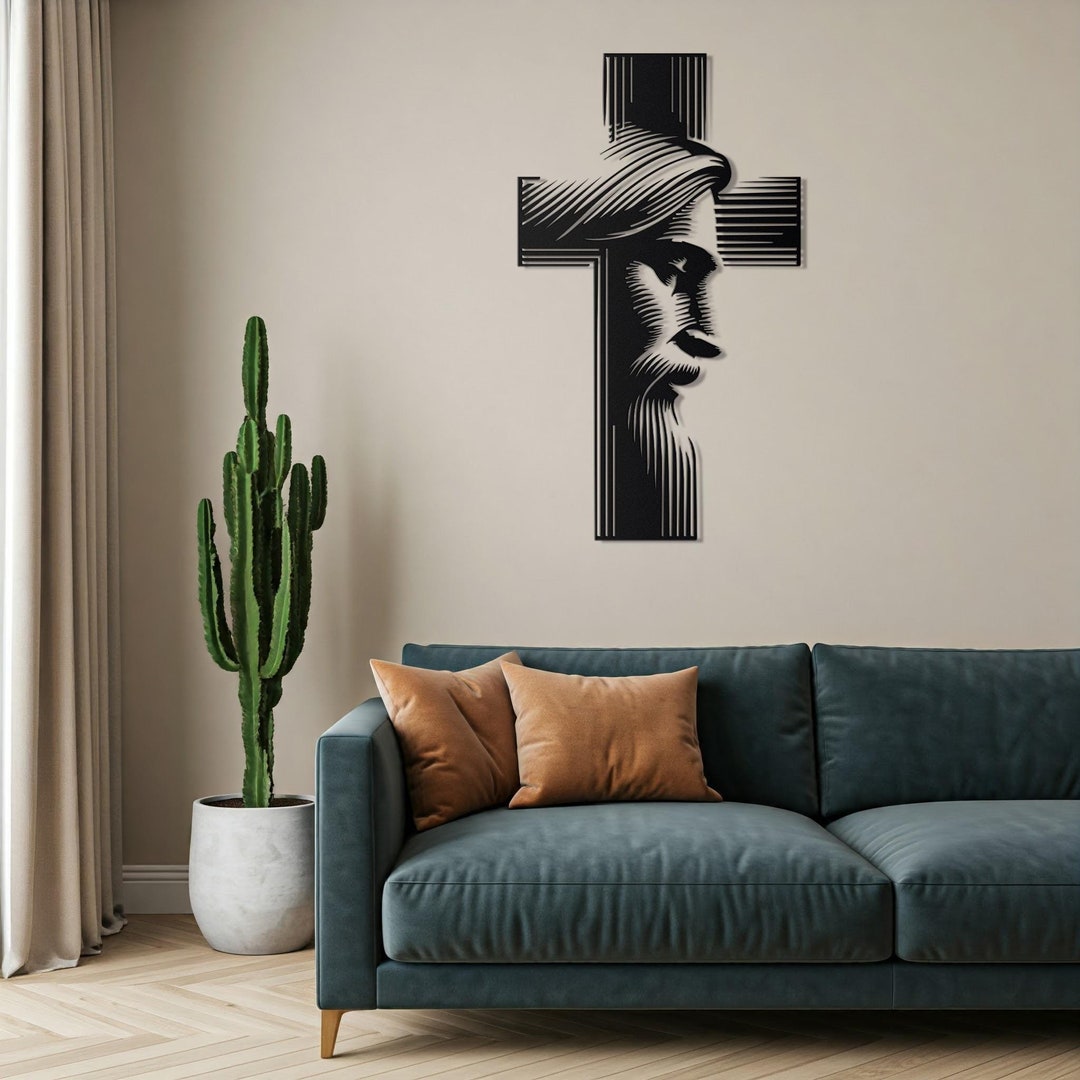 Jesus Metal Wall Decor, Christian Wall Art, Christian Gift, Christian ...