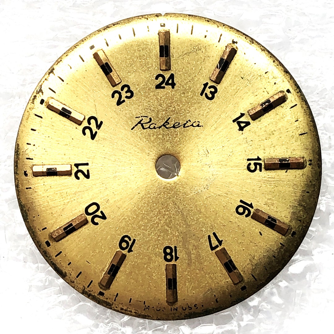 Raketa USSR Vintage Watch Dial 29 Mm Diameter Soviet Era Mens Watch ...