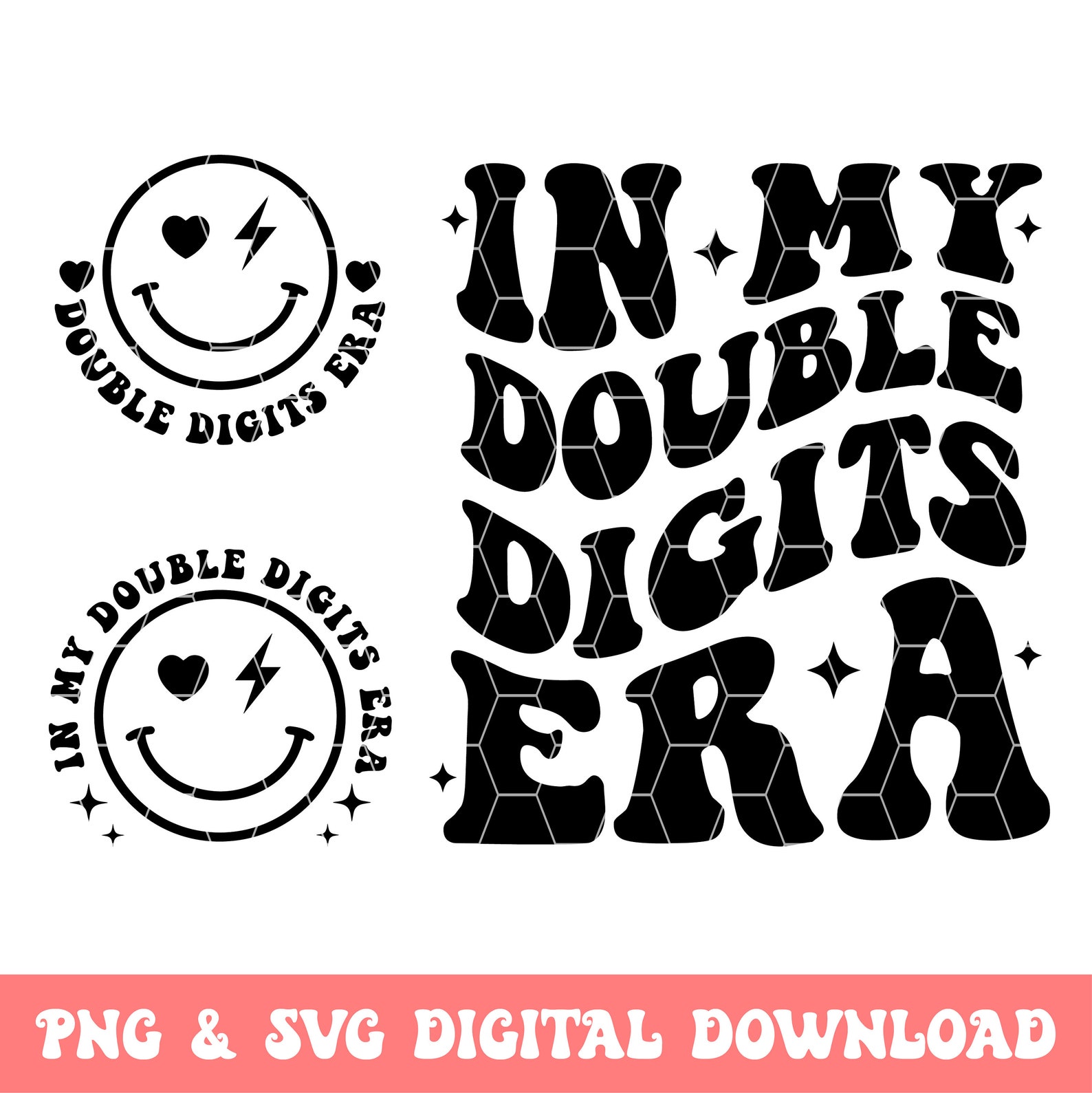 In My Double Digits Era Svg Png, Double Digits Svg Png Shirt, Double ...