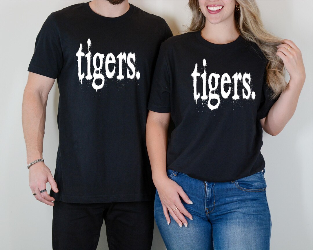 Tigers Typography Shirt Svg Png, Destroyed Retro Tigers Svg, Checkered ...