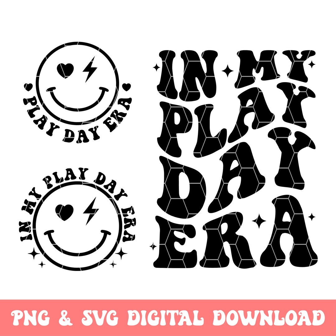 In My Play Day Era Svg Png, Wavy Play Day SVG, Game Day Shirt Svg ...