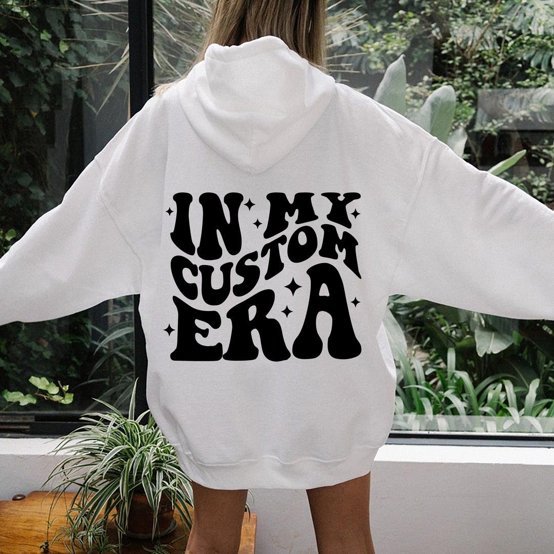 In My Custom Era Svg Png Jpeg Png, Personalized Wavy Stacked Text Svg ...