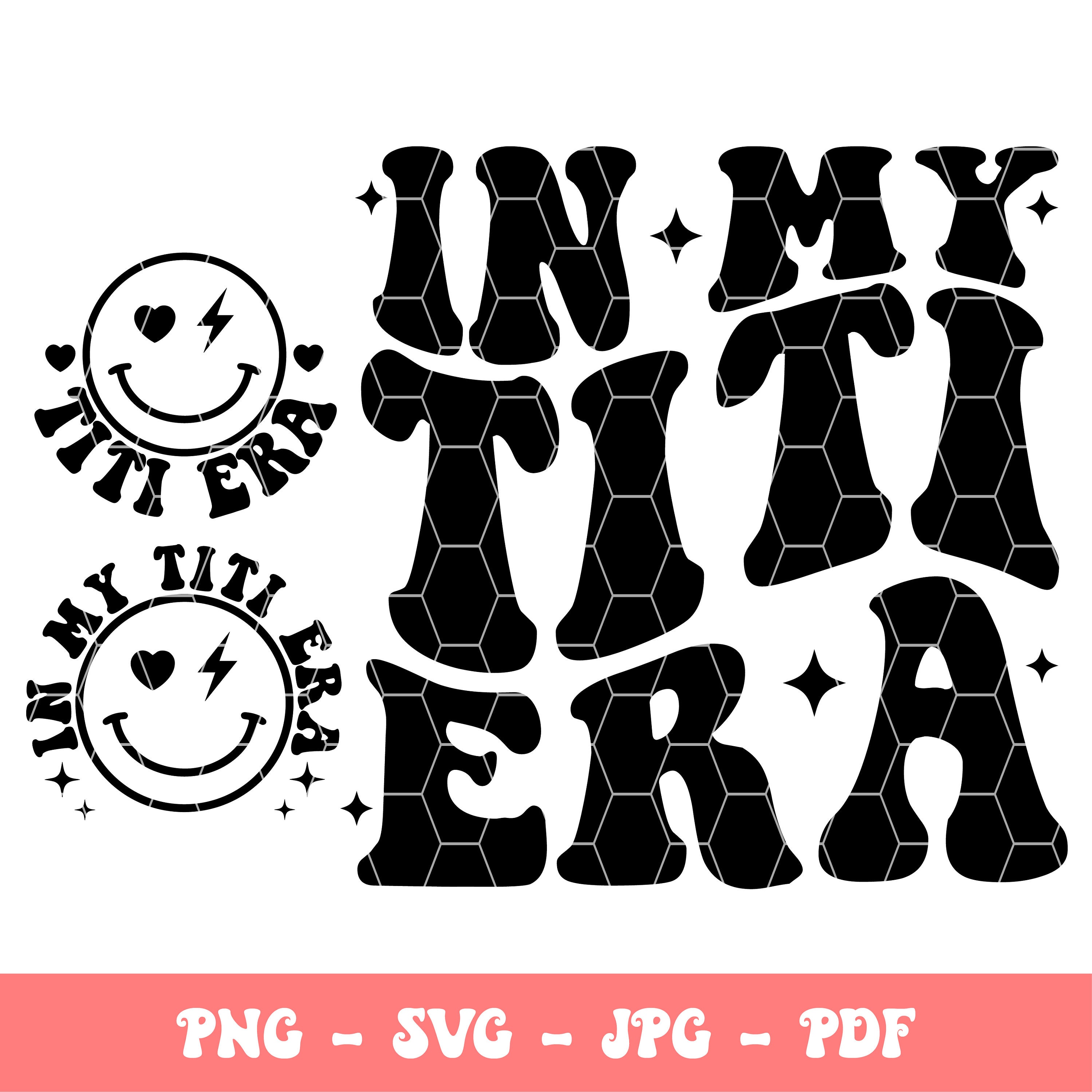 In My Titi Era Svg Png, Wavy Titi SVG, Titi Shirt Svg, Groovy Titi Era ...