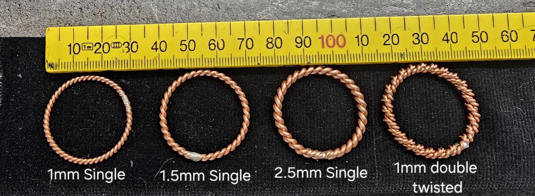 1/8 Empowerment Cubit Tensor Rings - Etsy