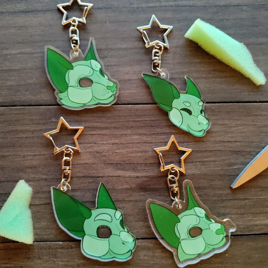 Fursuit Head Base Keychains - Etsy