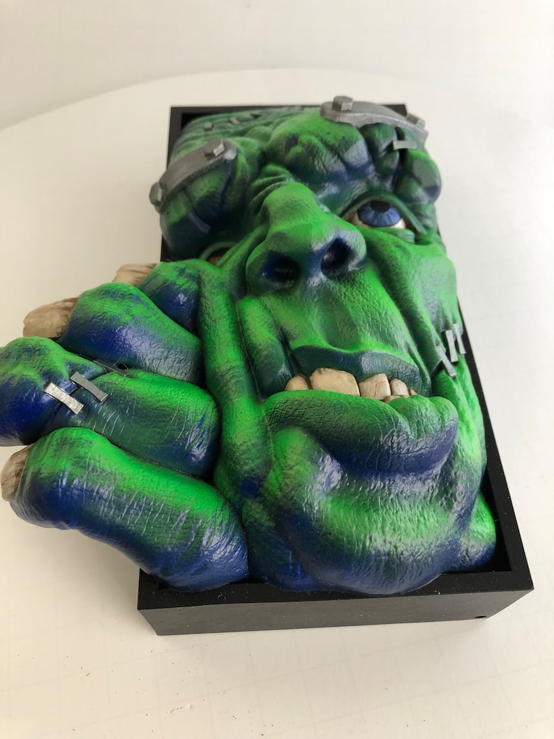 Frankenstein's Monster Book Nook - 3D Printed With Eco-resin and Hand ...