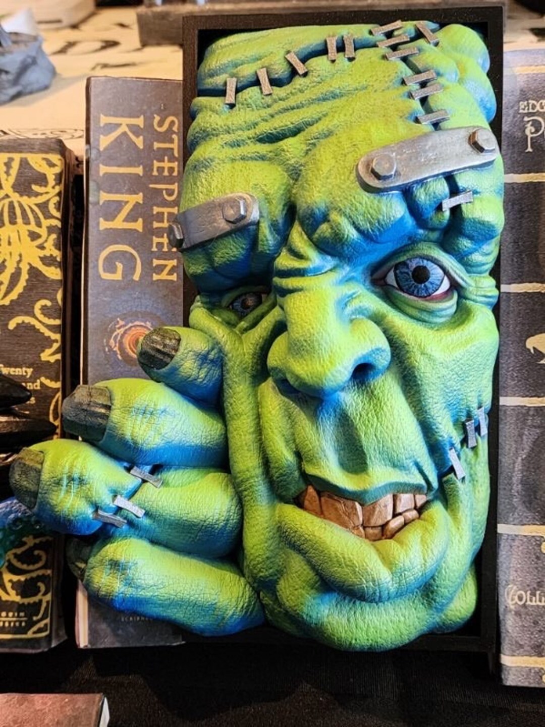 Frankenstein's Monster Book Nook 3D Printed With Eco-resin and Hand ...