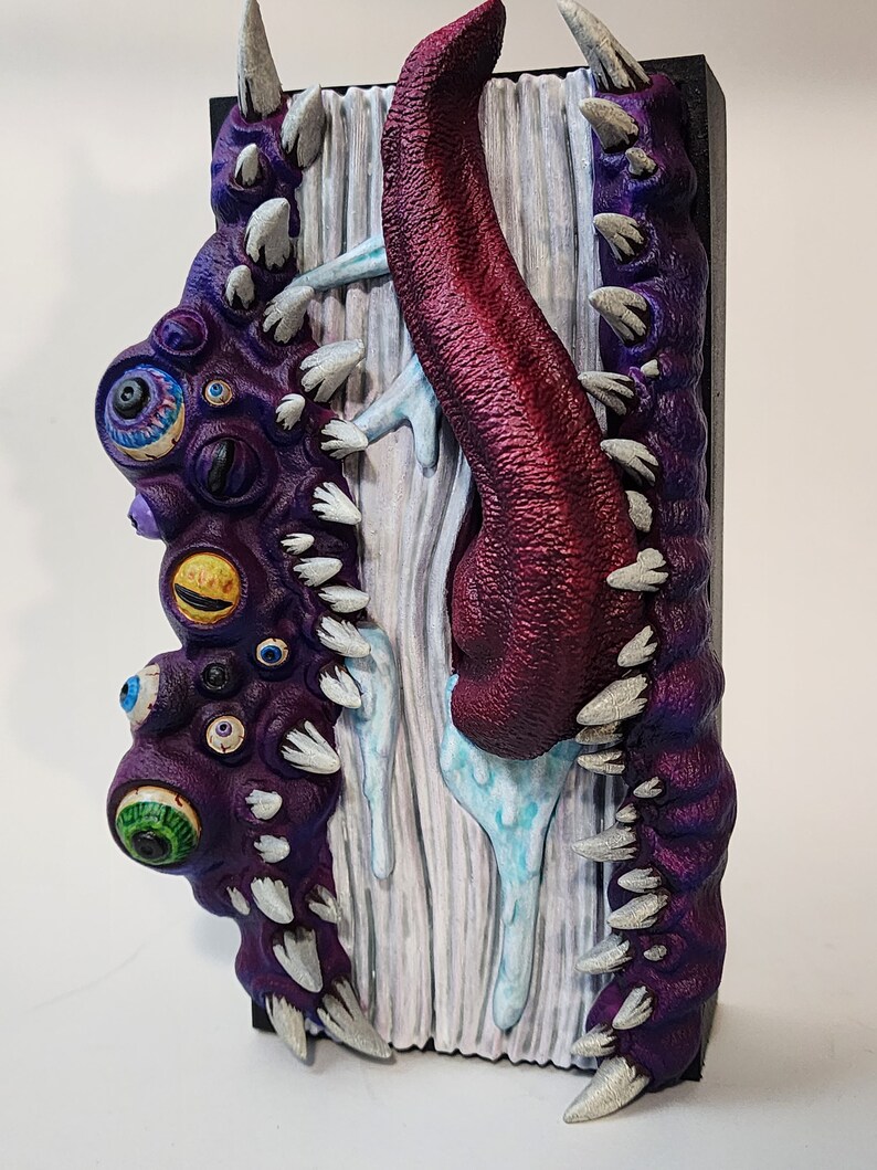Mimic Book Nook 3D Printed With Eco-resin and Hand-painted - Etsy
