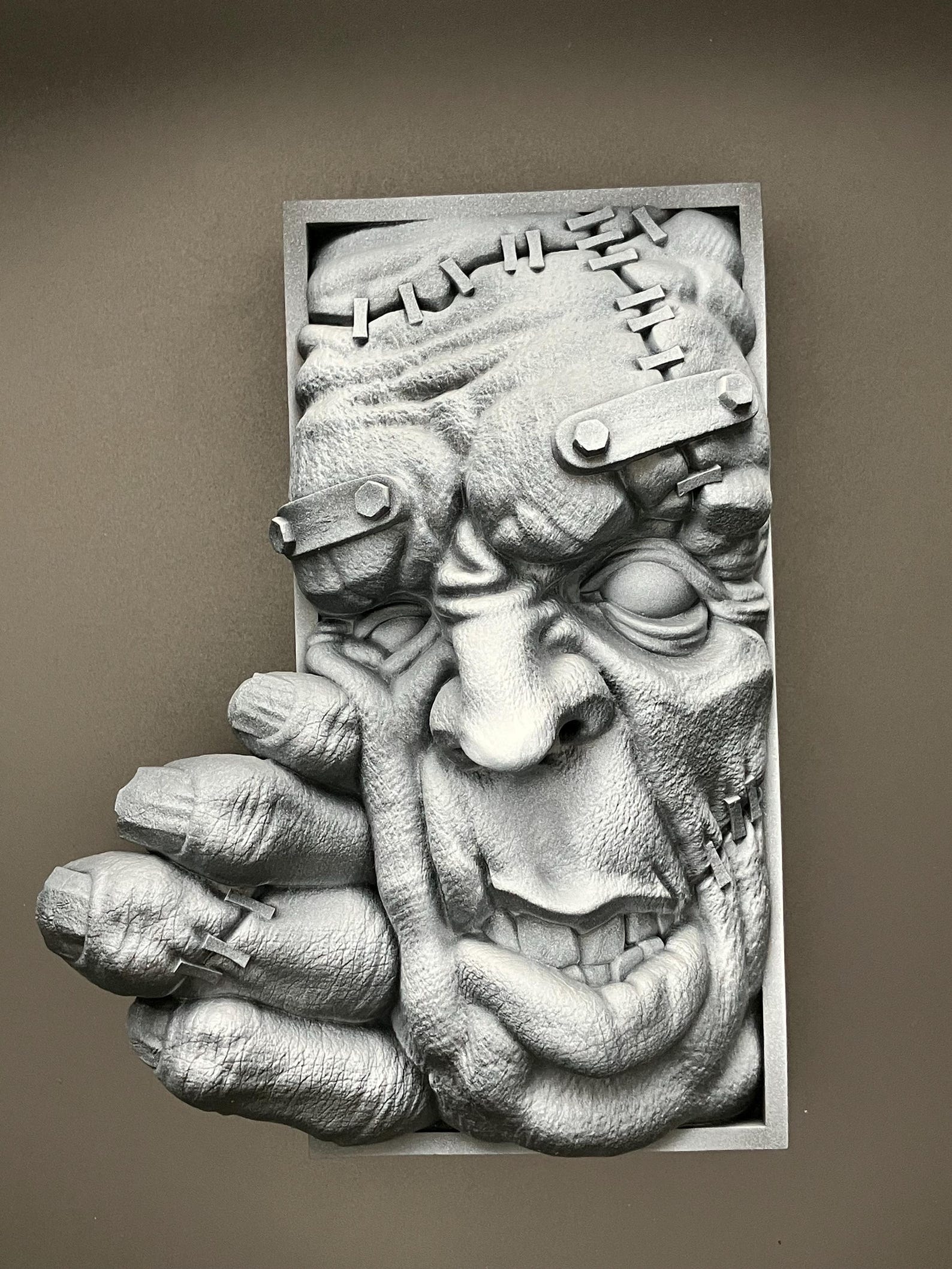 Frankenstein's Monster Book Nook - 3D Printed With Eco-resin and Hand ...