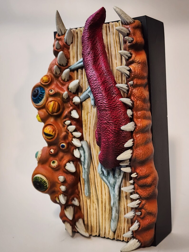 Mimic Book Nook 3D Printed With Eco-resin and Hand-painted - Etsy