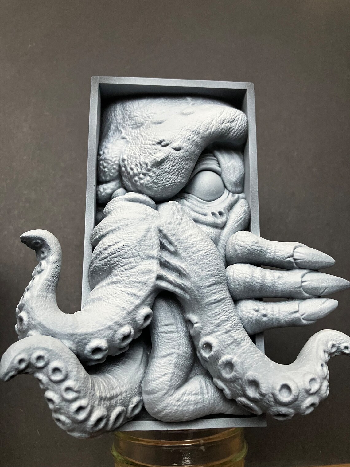 Cthulhu Book Nook Fantasy Creature Decor Item - 3D Printed With Eco ...