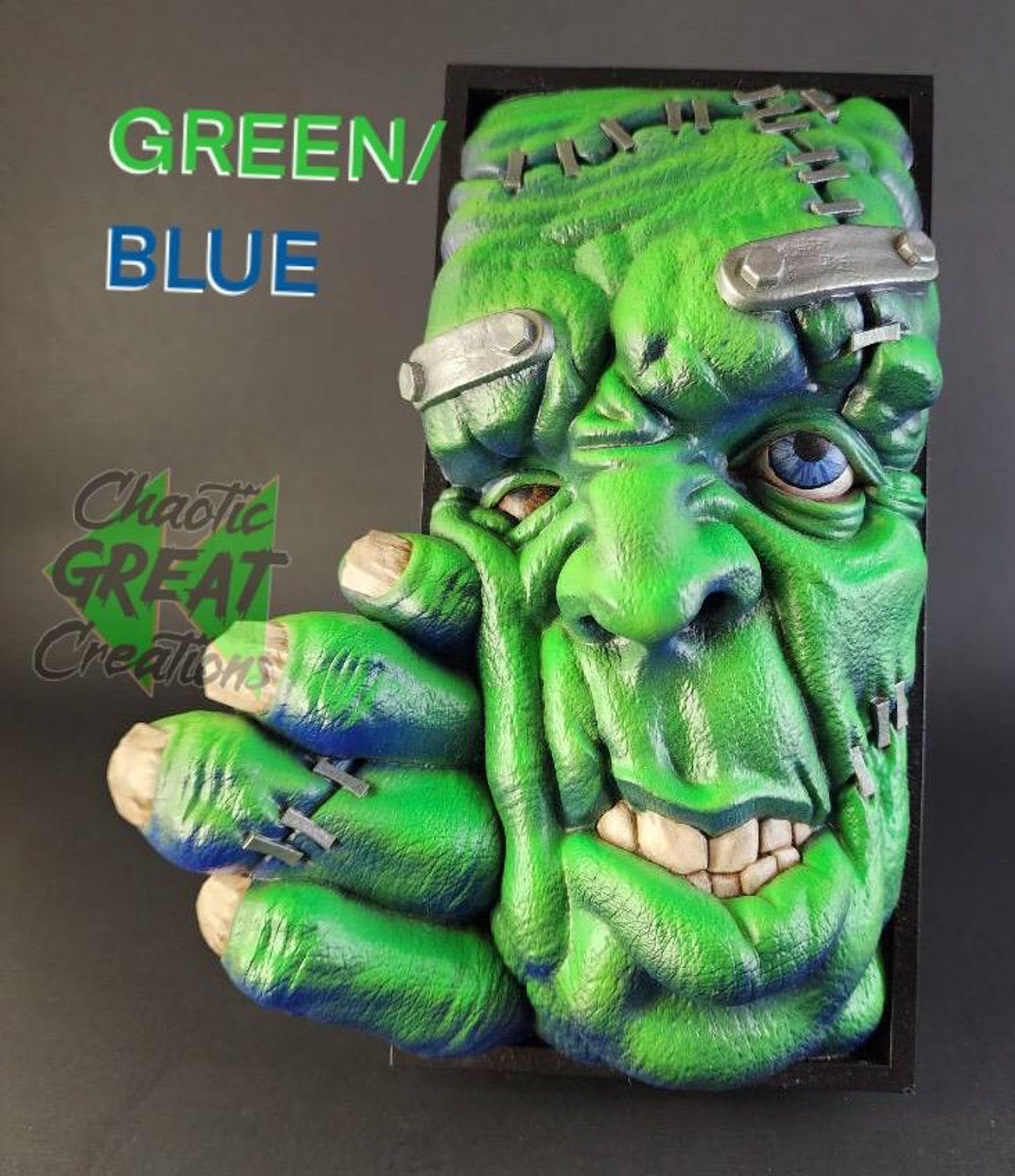 Frankenstein's Monster Book Nook - 3D Printed With Eco-resin and Hand ...