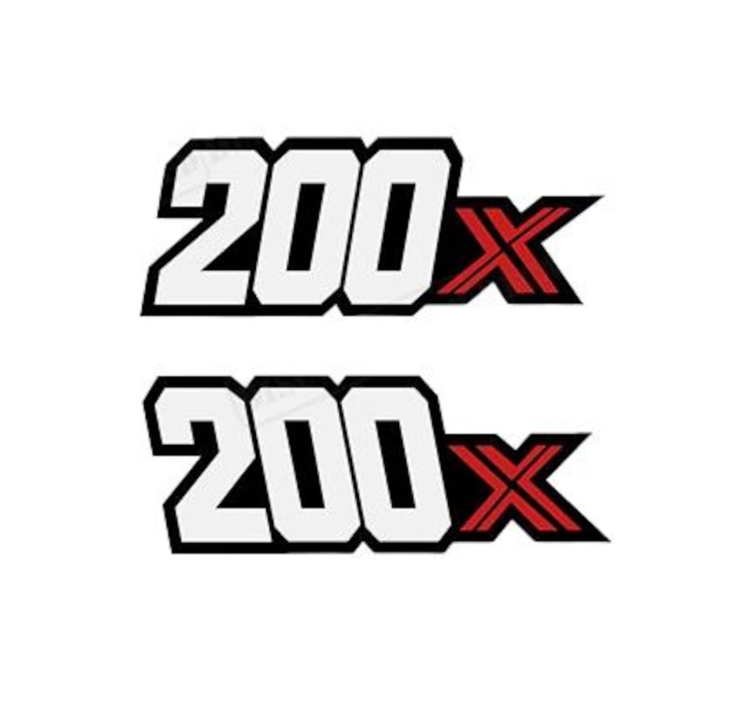 Honda 1983-1984 ATC "200x" Fender Decals - Etsy