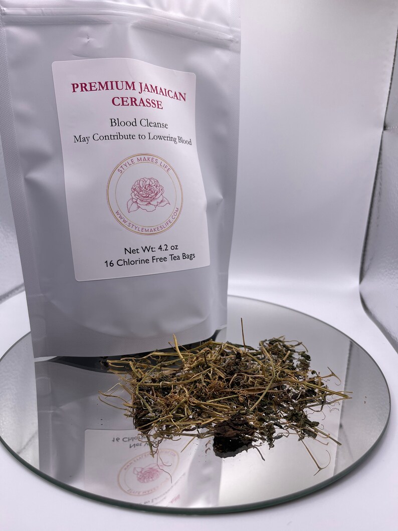 100% Organic Cerasse 16ct. individually Wrapped Tea Bag - Etsy
