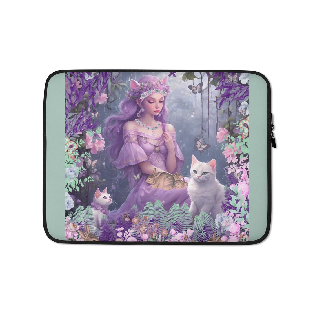 Pastel Fairy #12 Opal Bluegreen Laptop Sleeve | Step Into a Fairytale ...