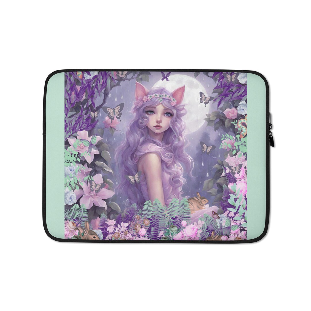 Pastel Fairy #11 Aero Blue Green Laptop Sleeve - Protect Your Laptop in ...