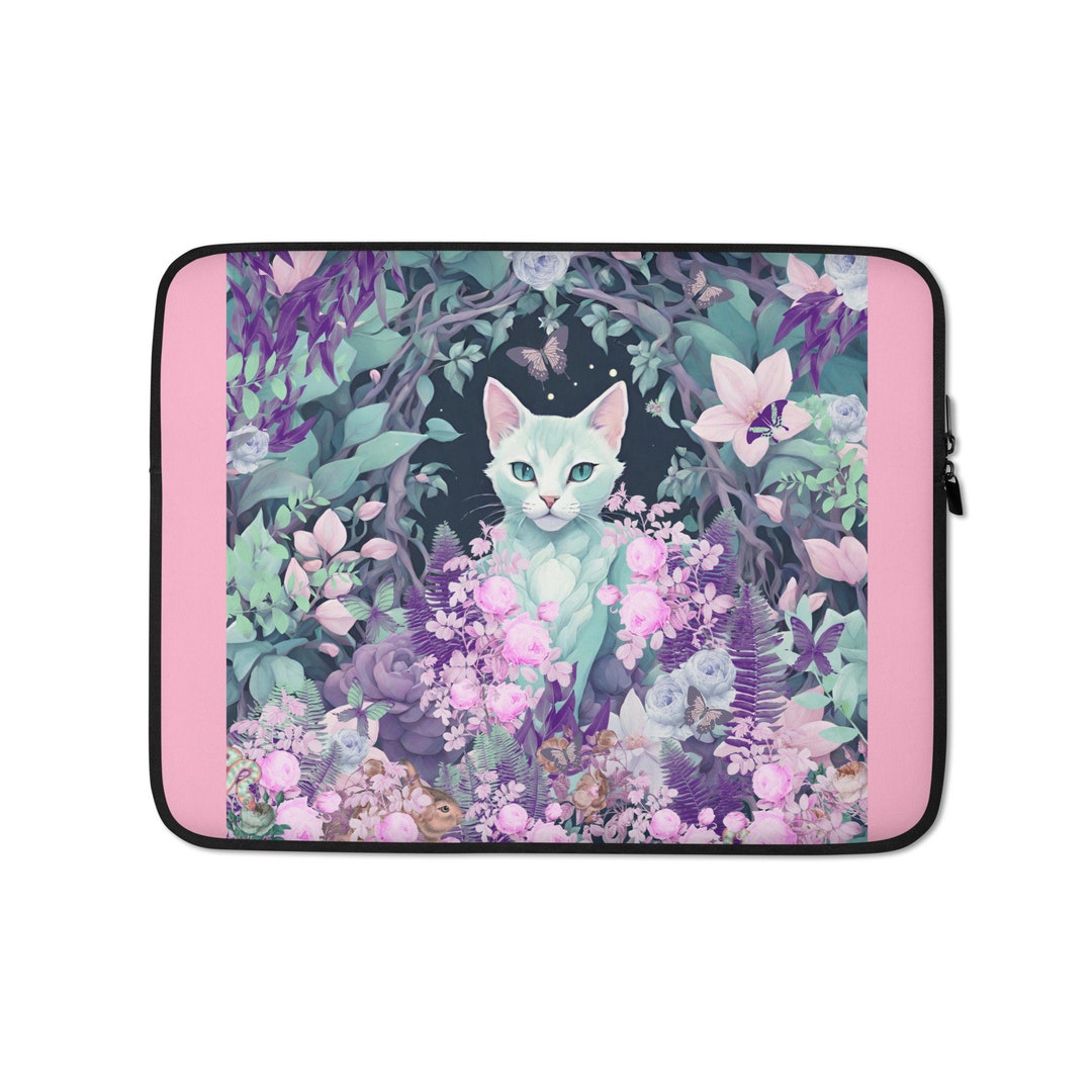 Fairycat #2 Cotton Candy Pink Laptop Sleeve | Protect Your Laptop in ...