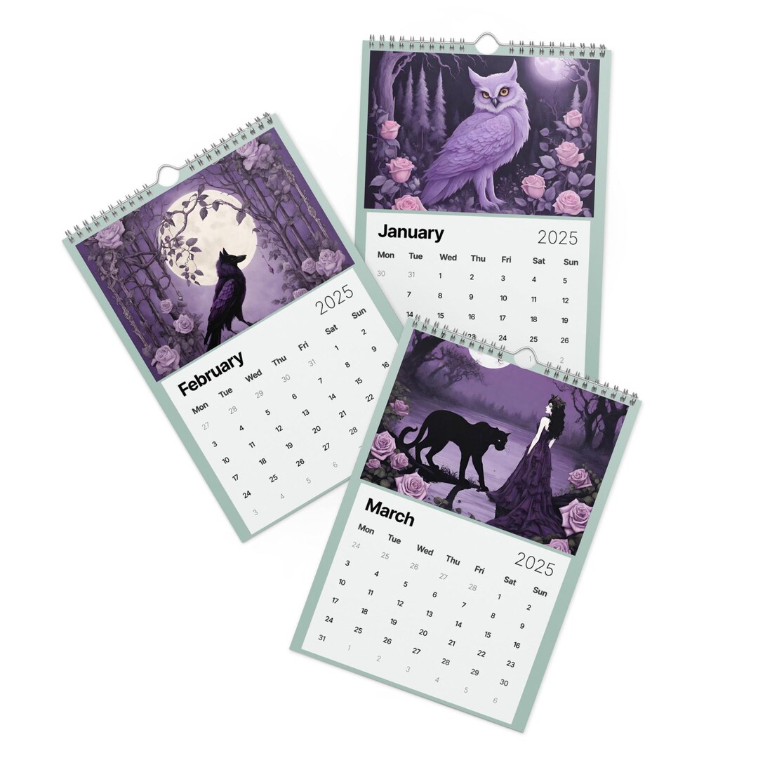 Goth Calendar #1 Opal (2025) - Etsy