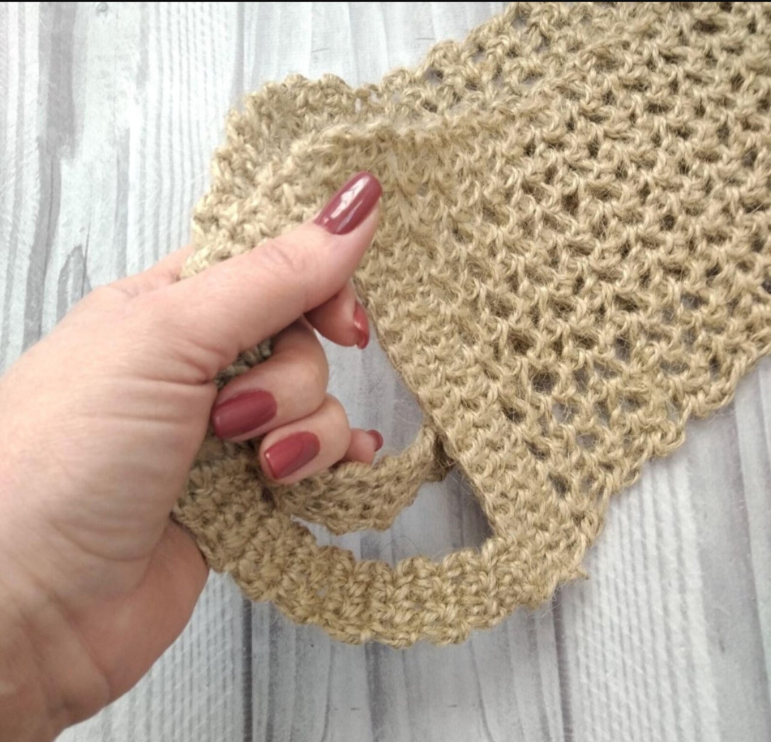 Natural Jute Back Scrubber With Handles Rejuvenate Your Skin With an ...