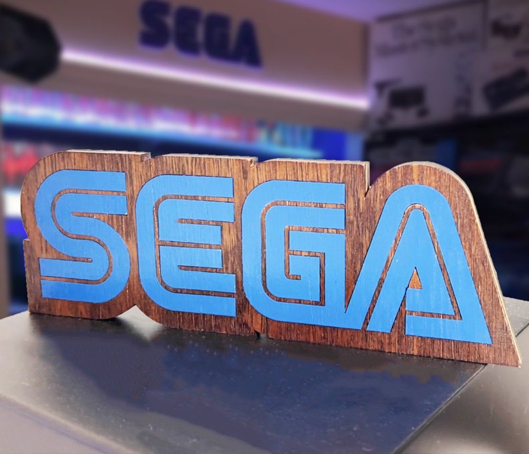 SEGA Logo Wall Decor Art Elegant Wood, SEGA Art for Collection or Wall ...