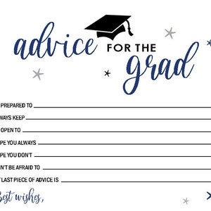 Advice for the Grad Cards - Etsy