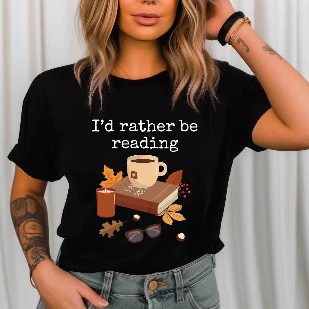 Fall Reading Shirt for Book Lovers Gifts for Book T-shirt Bookish ...