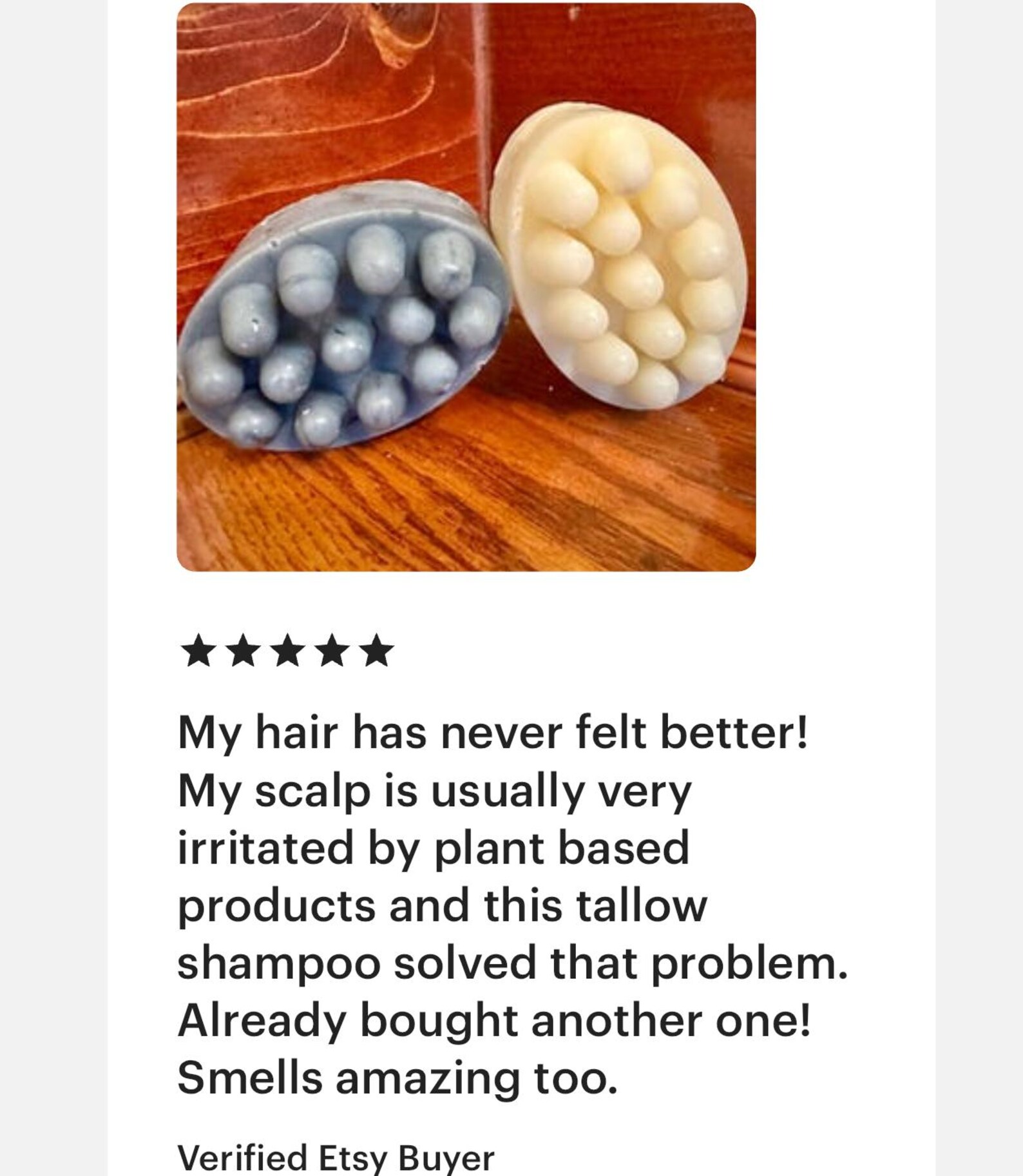Tallow Shampoo Bar Soap Scalp Massaging Soaps Handmade Grass Fed Tallow ...