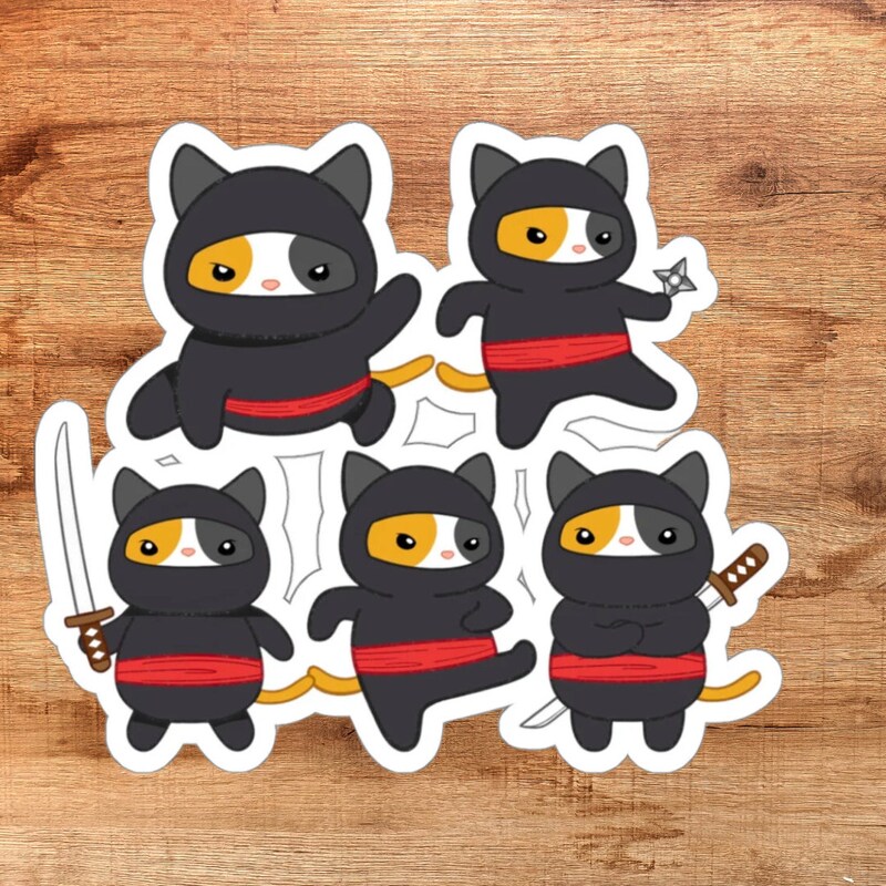 Ninja Cat - Etsy