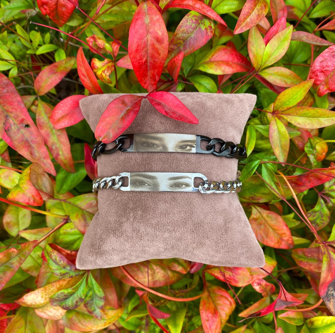 Personalized Human Eye Necklace, Human Eyes Custom Gift, Personalized ...