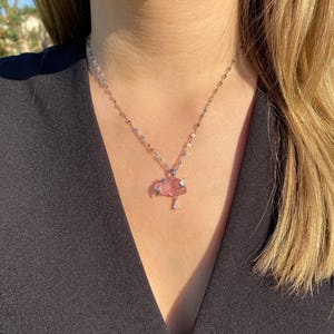 Rose Gold Cloud Necklace, Cloud With Lightning Pendant, Weather Jewelry ...