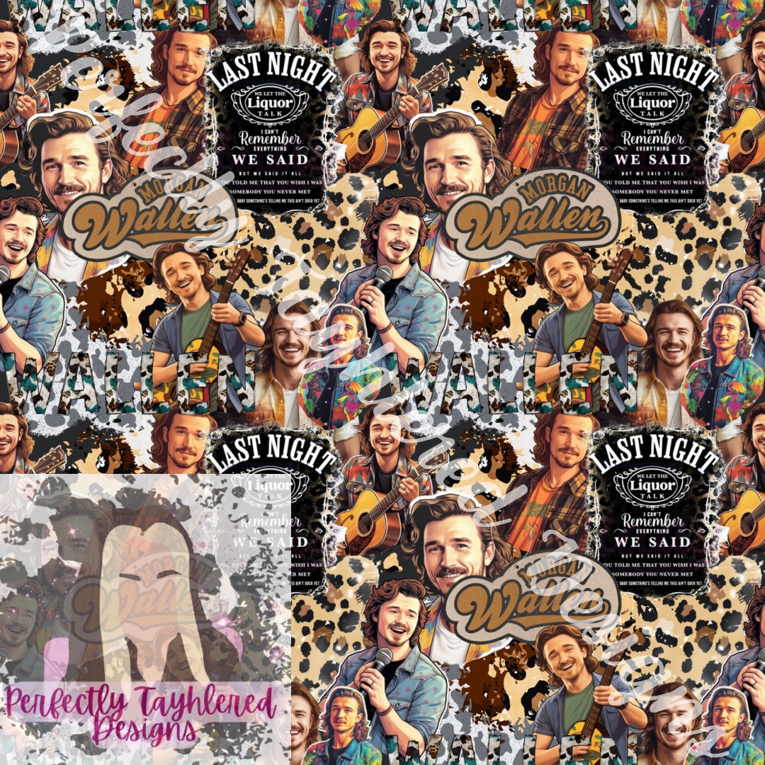 Morgan Wallen Seamless File - Etsy