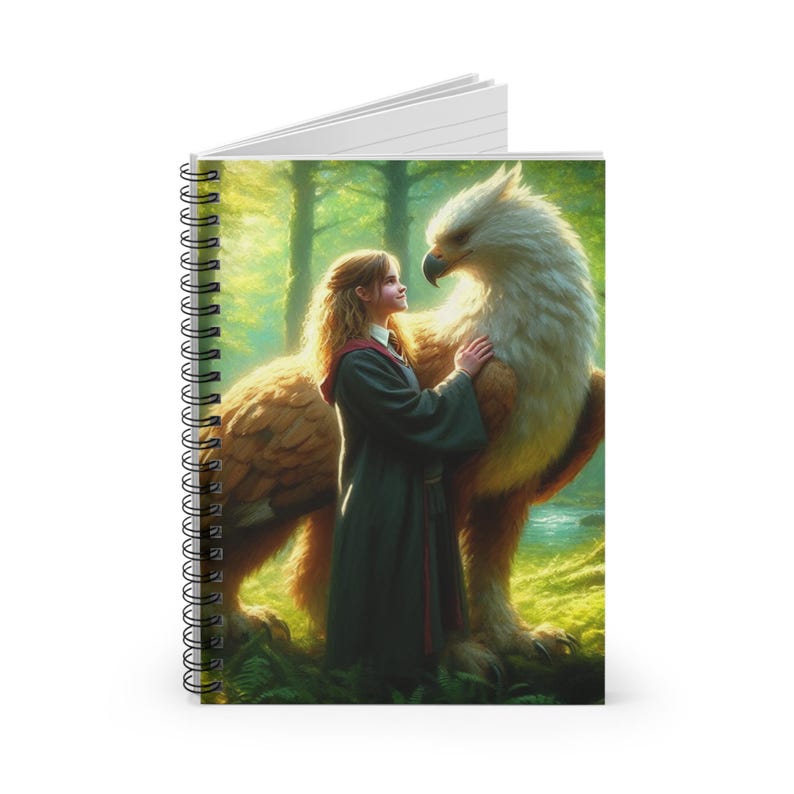 WIZARDRY STUDENT and Her Griffin Absolutely Beautiful Spiral Notebook ...