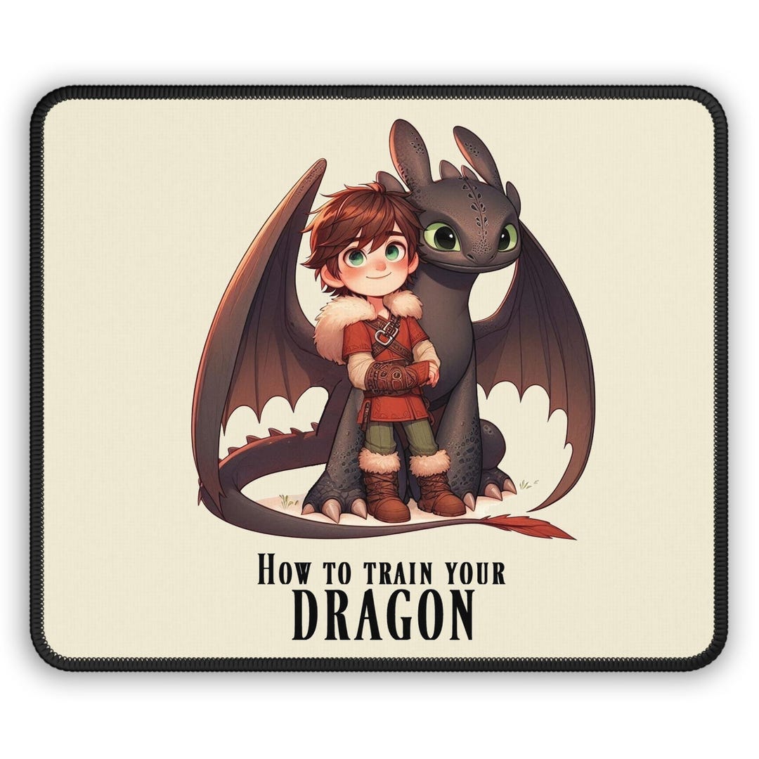 Cute Version DRAGON RIDER and His Lovely Dragon Really Beautiful Mouse ...