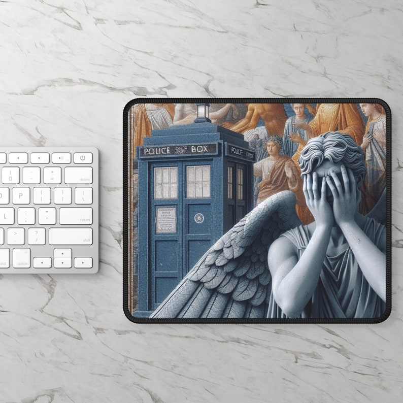 WEEPING ANGEL Exclusive Mouse Pad, Beautiful Weeping Angel Roman Mosaic ...