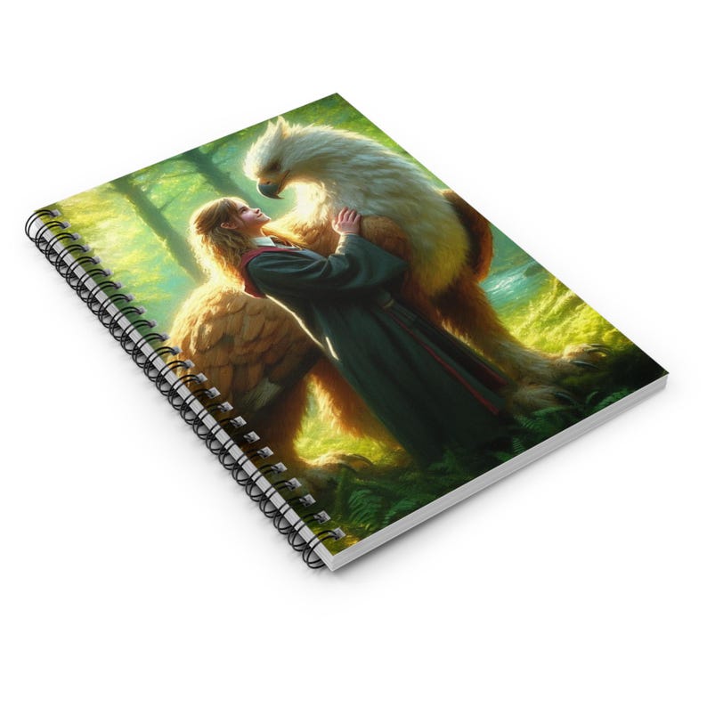 WIZARDRY STUDENT and Her Griffin Absolutely Beautiful Spiral Notebook ...