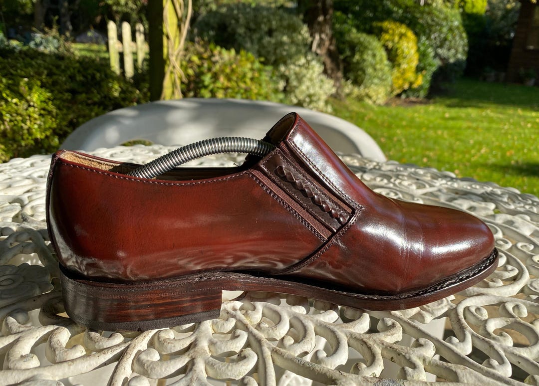 Samuel Windsor Men's Vintage, Real Leather, Beautifully Handmade, Slip ...