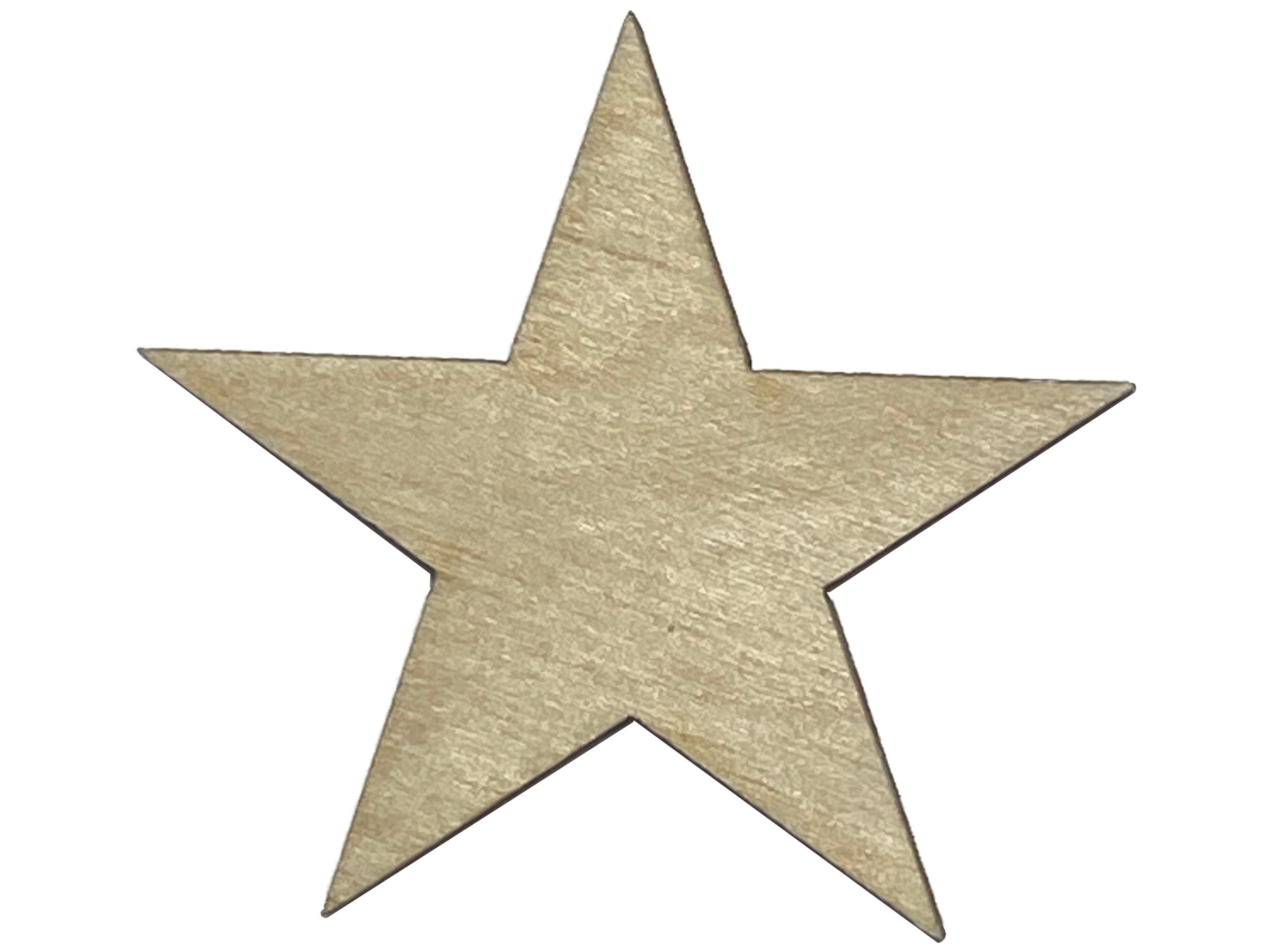 Unfinished Wooden Star Shape, DIY Craft, Laser Cut Wooden Blanks - Etsy