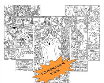 Bible Hidden Treasures Picture Puzzle Pages Bundle - Etsy