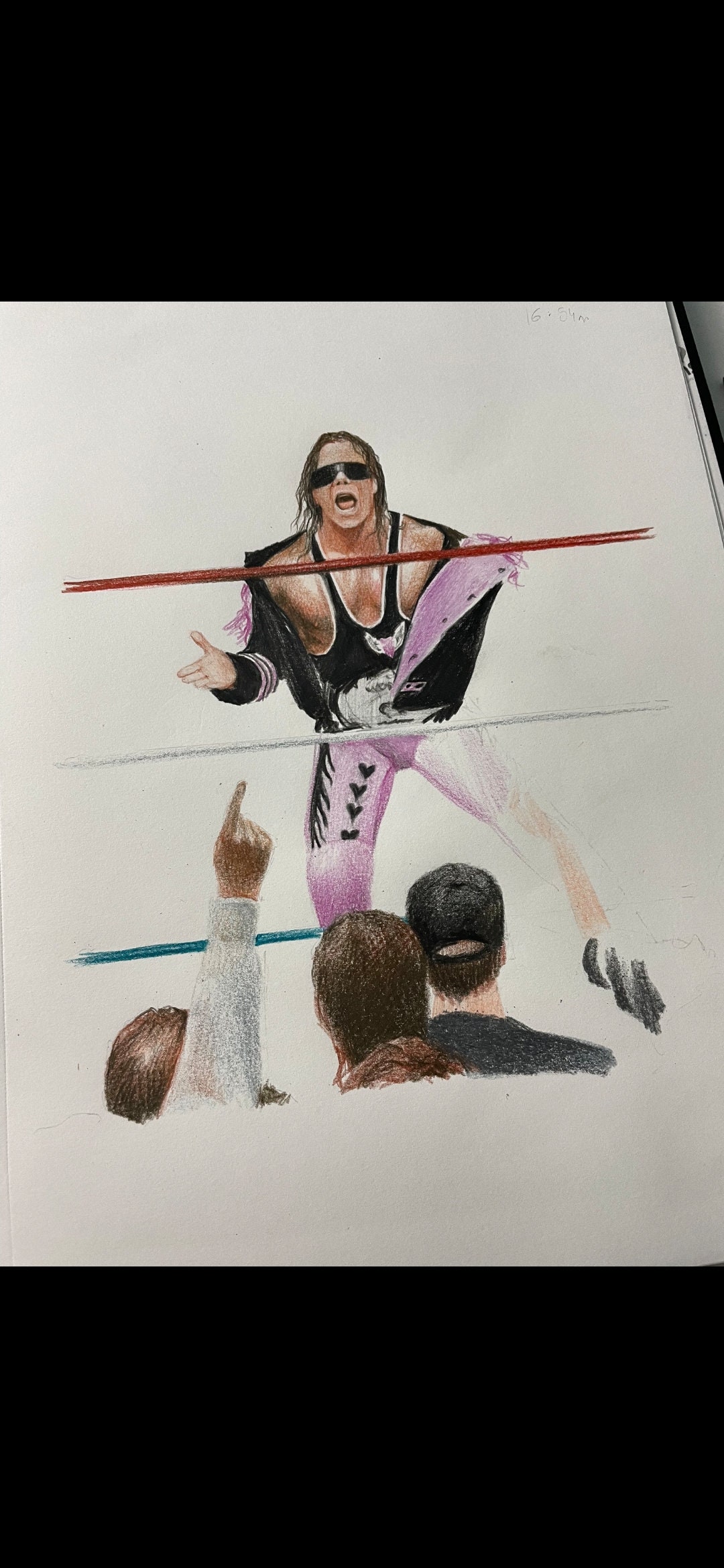 Bret the Hitman Hart Handmade Art Print Free Shipping - Etsy