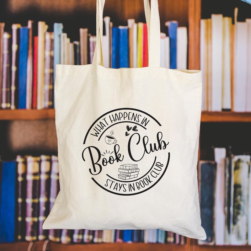 Book Club Tote Bags - Etsy